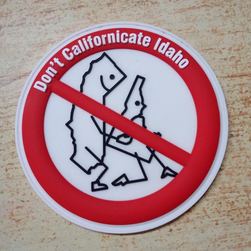 Don't Californicate Idaho Patch | VerTac Training and Gear